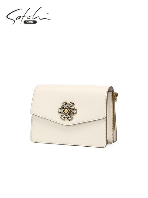 SATCHI/SATCHI women's bag high-end genuine leather underarm bag one ...