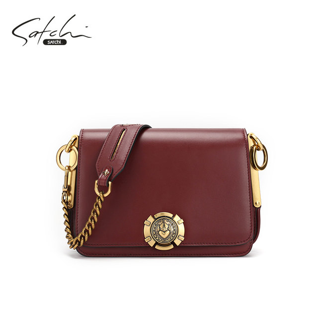 SATCHI/Sachi small Annie chain armpit bag women's high-end genuine ...