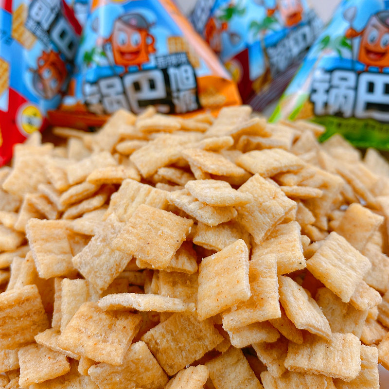 Xuyuan rice crispy – tiger teeth triangle snacks – nostalgische kleine ...