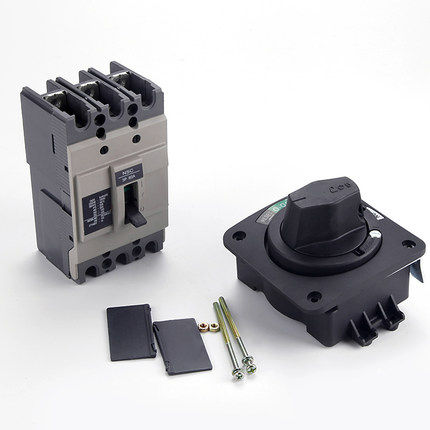 NSC100ROTDS power switch lock open door power off Schneider molded case ...