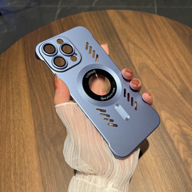 Hollow heat dissipation suitable for Apple 15promax mobile phone case ...