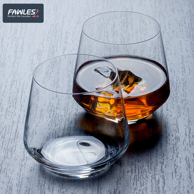 Crystal glass whiskey glass foreign wine glass spirits beer glass bar ...