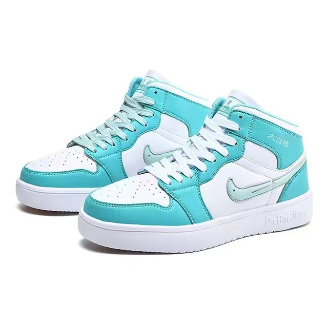 New spring and autumn Wuji medium and high-top breathable air ...