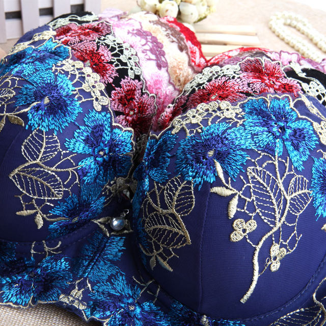 Authentic underwear women's small chest thickened gathered together to ...