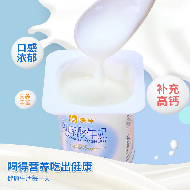 Mengniu Yogurt Original Flavor Probiotic Fermented Yellow, 06/08/2024
