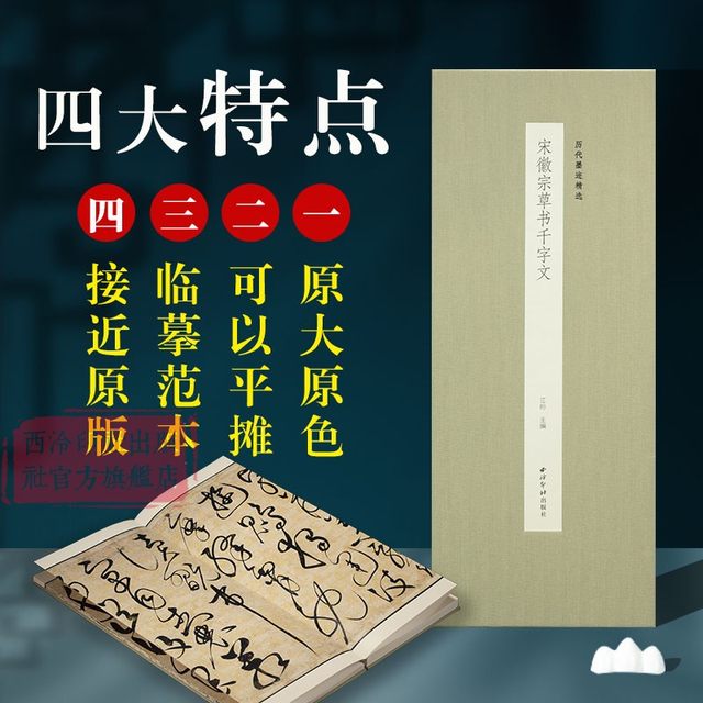 The Thousand-Character Cursive Script of Emperor Huizong of the Song ...