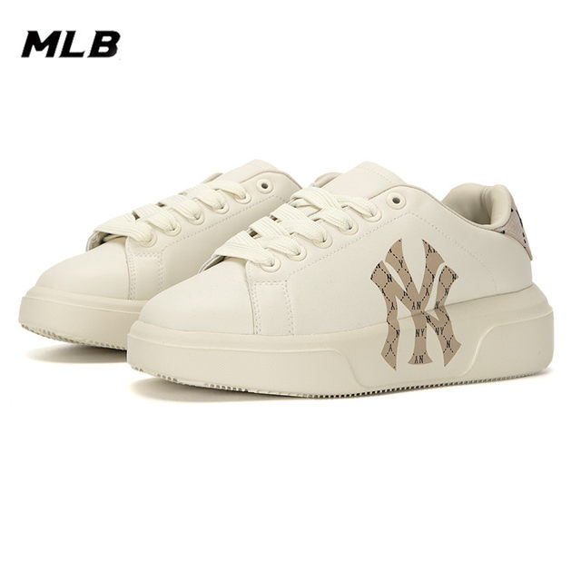 MLB official women's sneakers autumn new NY presbyopic thick-soled ...