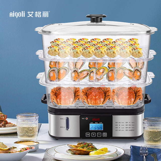 AIGOLI Aegley Electric Steamed Multi -function Large -capacity ...