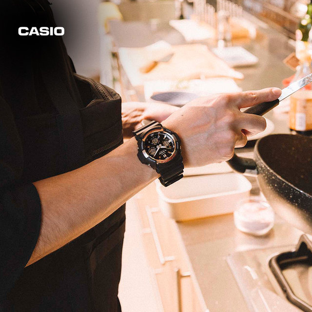 Casio flagship store GAS-100G-1ADR waterproof watch men's official ...