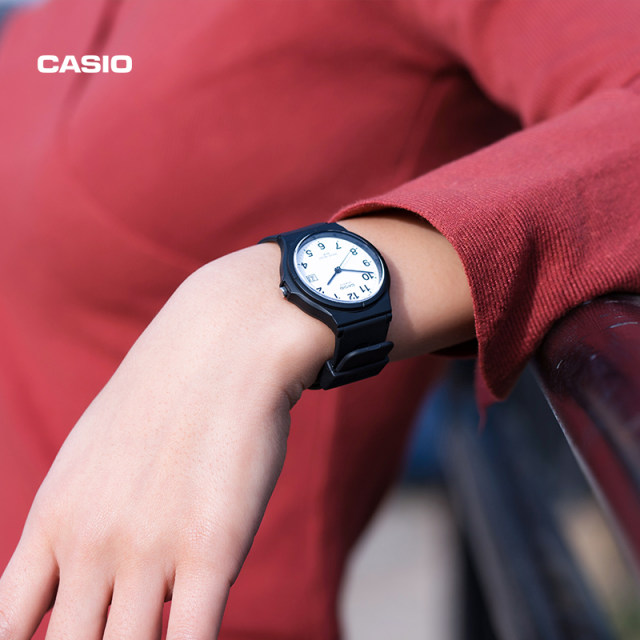 Casio flagship store MW-59 electronic small black watch student couple ...