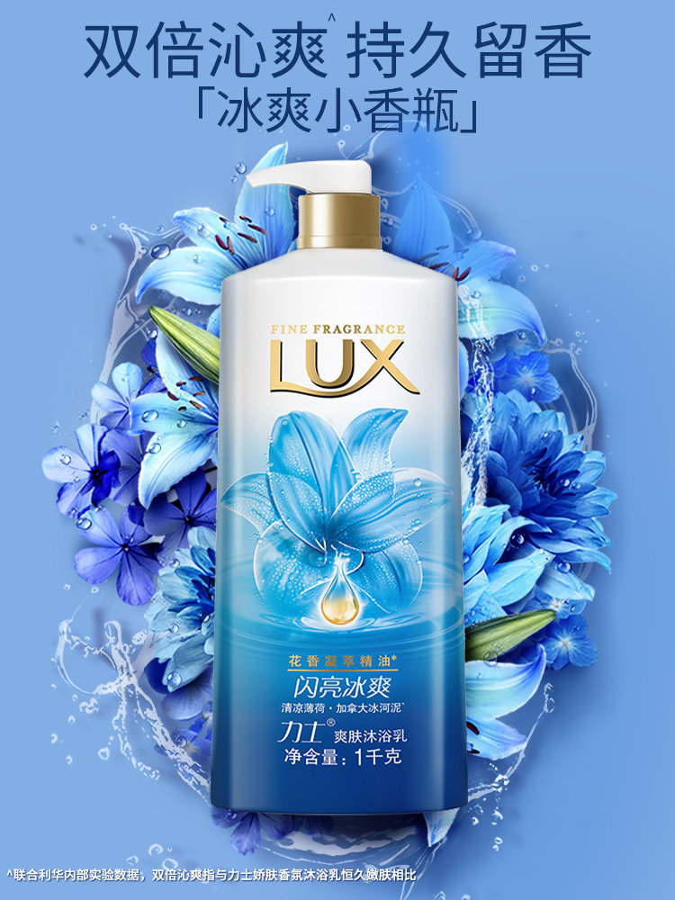 Комплект душ гел Lux Cool Mint - Дълготраен аромат