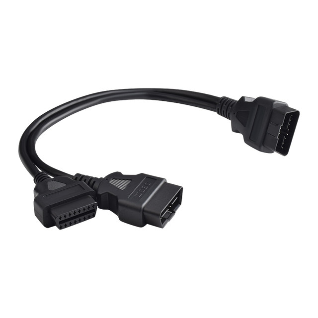 OBD2 male one -point one -point two -rotation wiring extended car OBD ...