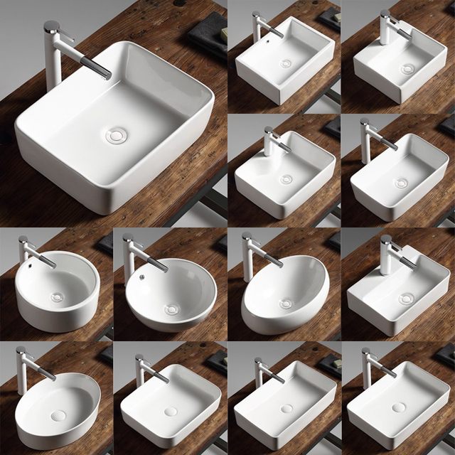 Above counter basin rectangular single basin small wash basin small ...