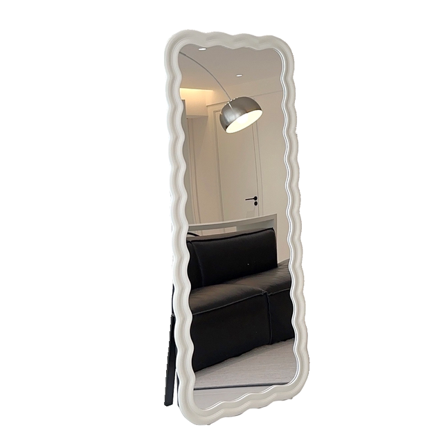 Meizhito.com red wave floor mirror test mirror dressing mirror dressed ...