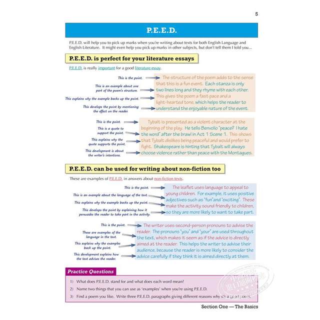 CGP English teaching aids 2 volumes KS4 Self-study guide set for ...
