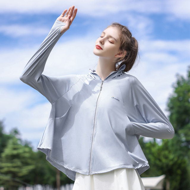 2024 New Ice Silk Sun Protection Clothing Women's Anti-UV Thin ...