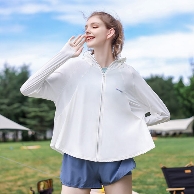 2024 New Ice Silk Sun Protection Clothing Women's Anti-UV Thin ...
