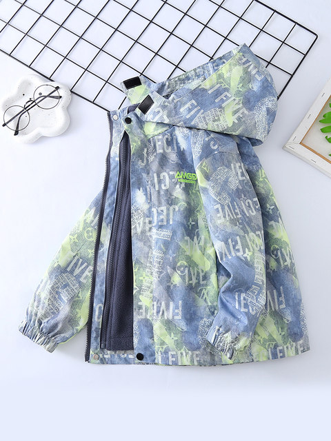 Boys' spring and autumn jackets, children's jackets, medium and large ...
