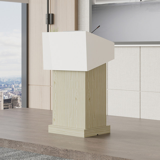 Speech podium conference room podium table speech seat wooden welcome ...