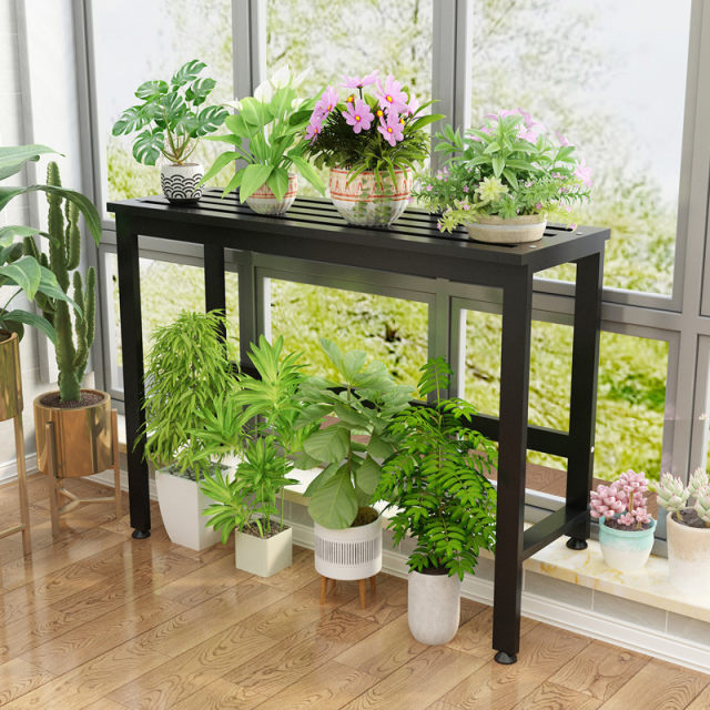 Professional custom flower rack rack high and low legs balcony ...