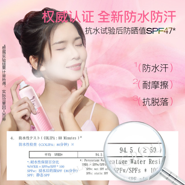 Nalis fragrance sunscreen spray for women, universal UV proof ...