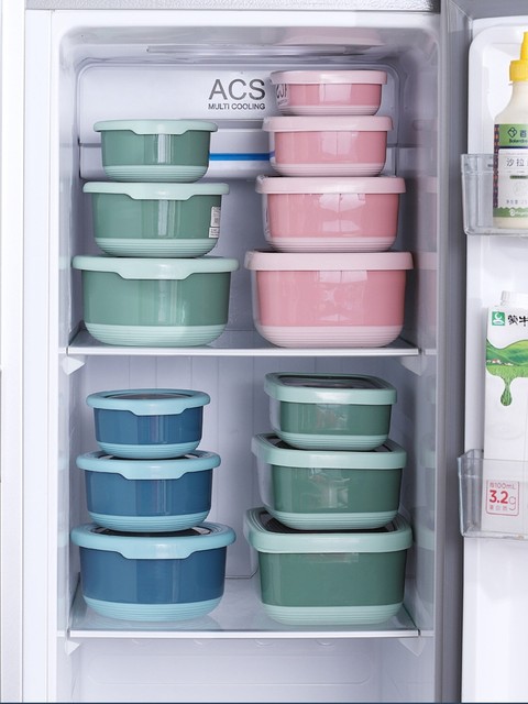 Telmei 304 stainless steel fresh -keeping box with lid to seal the anti ...