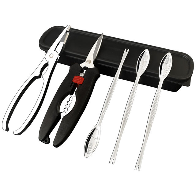 Three -piece crab tools for three pieces of crabs, eight pieces of crab ...