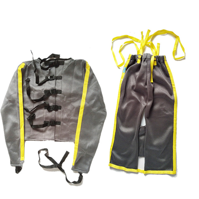 Yu Qilin mental agitation patient constraints clothes bundled restraint ...