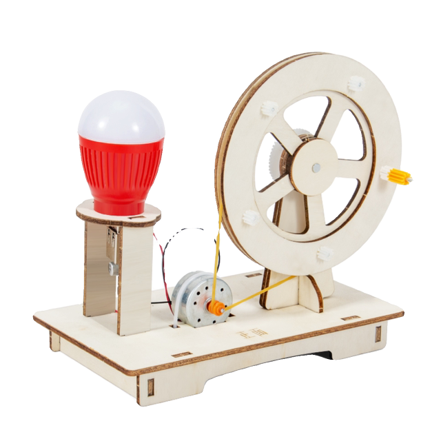 Wooden hand generator creative homemade handmade teaching aids model ...