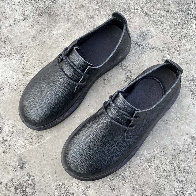 Casual leather shoes men's dermis, breathable, deodorant, anti ...
