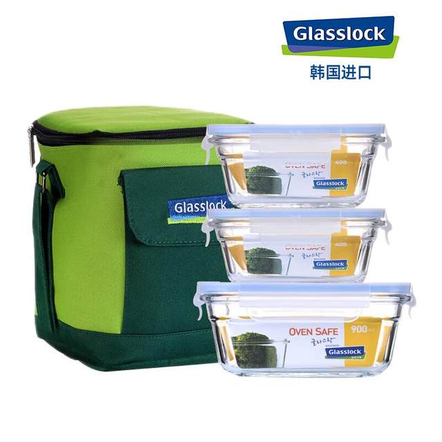 GlassLock imported heat -resistant tempered glass fresh -keeping box ...