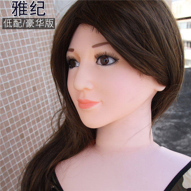 Vibrating mouth opening one free installation half body inflatable doll ...