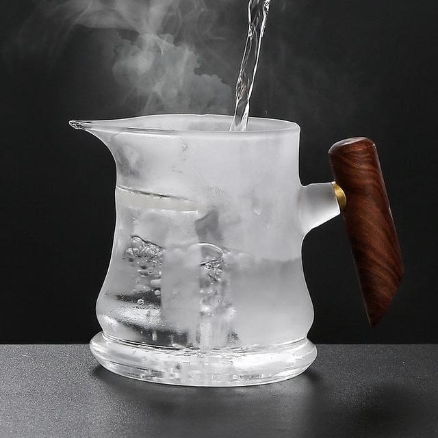 Crescent fair cup glass high-end with tea leak filter integrated tea ...