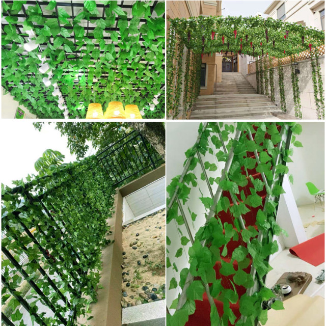 Simulation rattan green plant pipe decoration fake flower vine ceiling ...