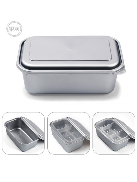 Saizhuo disposable lunch box high -end food -grade packing box Silver ...