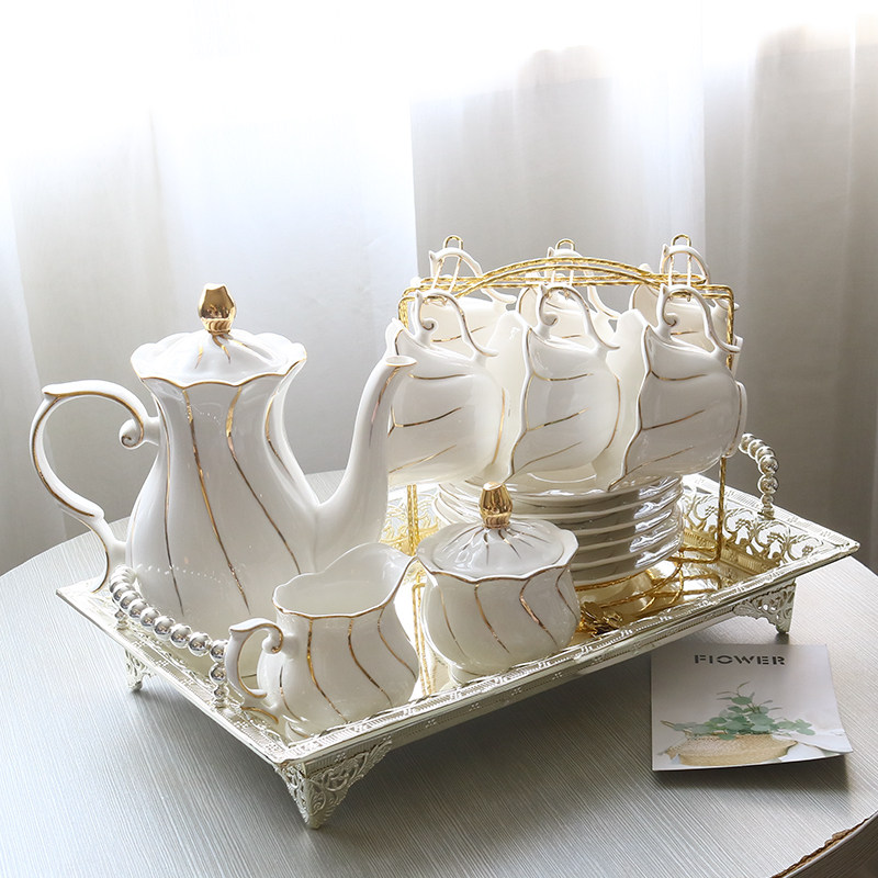 Nietzsche European Style Coffee Cup Set - Porcelain Tea Cup with Spoon ...