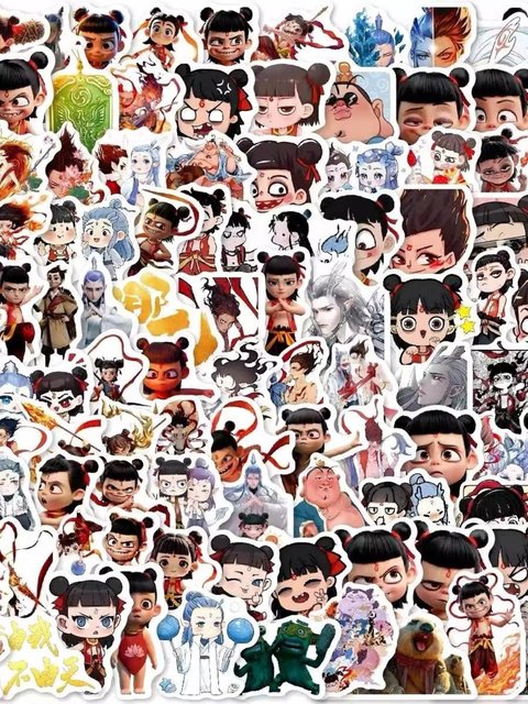 100 Nezha: The Devil Child's Sea Sticker Gift Box Nezha Ao Bing Taiyi ...