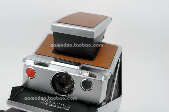 Retro classic Polaroid camera SX-70 original one-time imaging ready-made