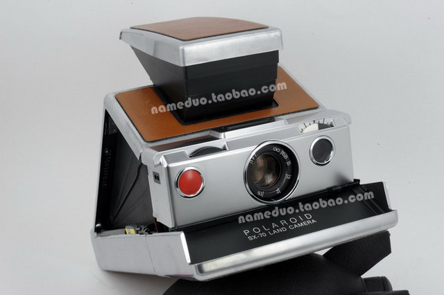 Retro classic Polaroid camera SX-70 original one-time imaging ready-made