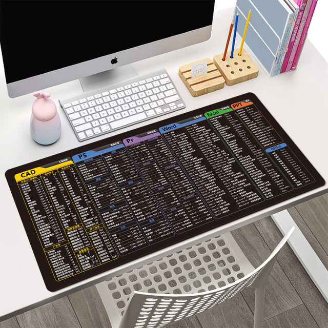 Mouse pad super large shortcut key collection cute cartoon boys and ...