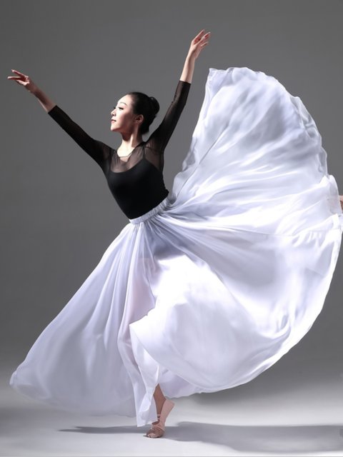 Classical dance clothing female elegant Xinjiang dance performance service clothes half -body ...