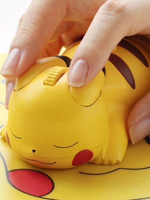 Pokémon POKEMON Pikachu Wireless Mouse Bluetooth Laptop Desktop ...