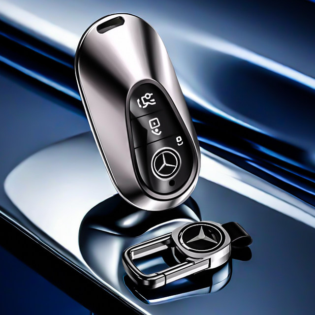 24 Mercedes-Benz e300l key covers new c-class C200L shell C260 car S-class s400 high-end GLC300 ...