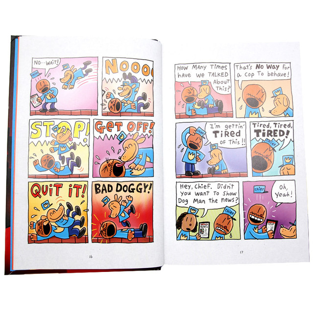 Dog Man3 Hardcover Detective Dog's Adventures Original English Picture ...
