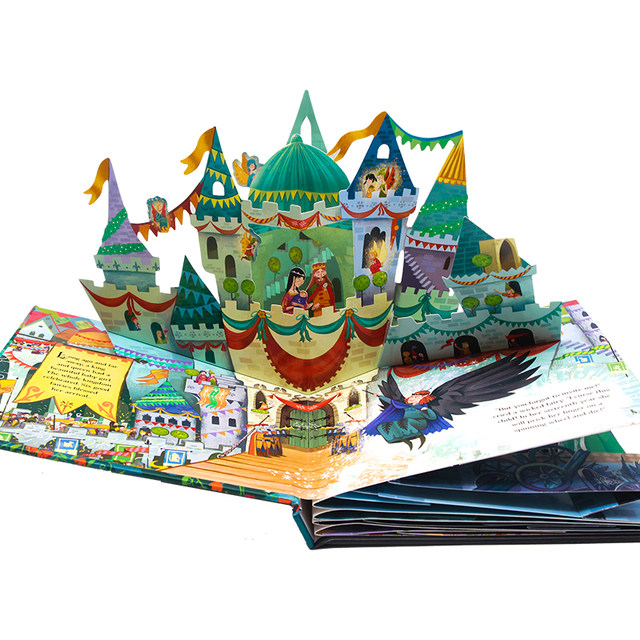 Sleeping Beauty Pop-up Fairy Tales English original picture book cardboard three-dimensional ...