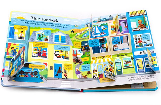 Usborne flip book picture book 145 yuan 3 pieces usbornelookinside ...