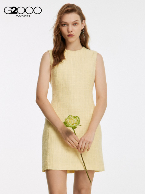 G2000 women's acrylic coarse flower woolen fabric Spring and summer ...