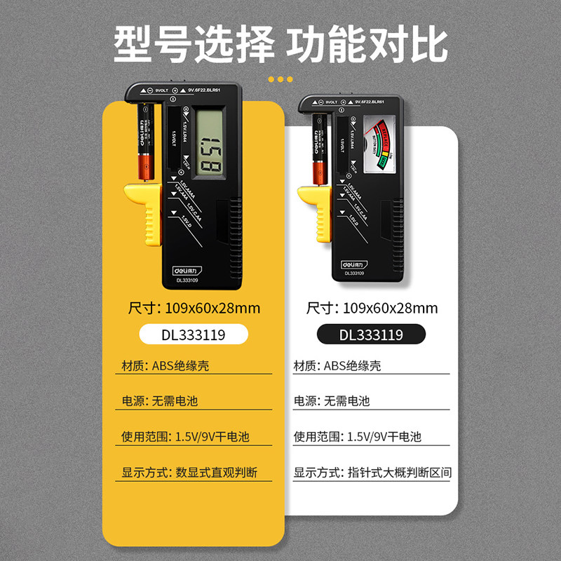 Battery Capacity Measuring Instrument with Digital Display