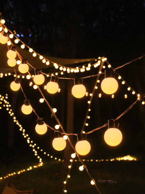 Canopy tent decorative light night market stall light atmosphere ball ...