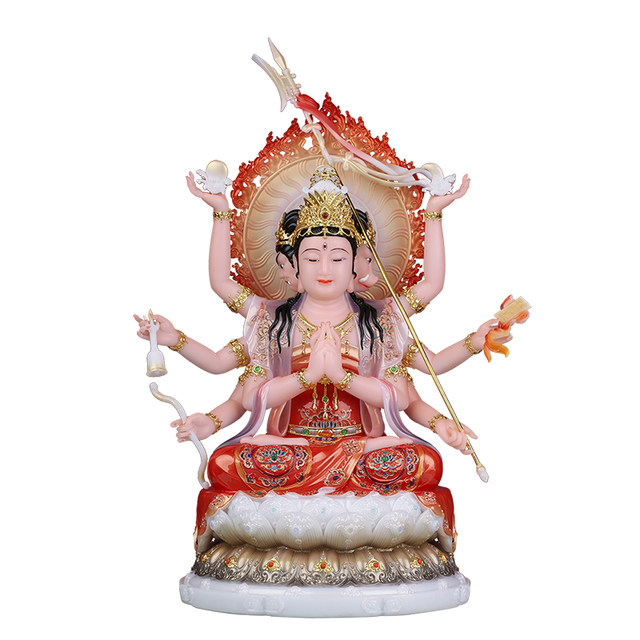 Doumu Yuanjun statue, white marble Buddhist hall, Beidou home dedicated ...